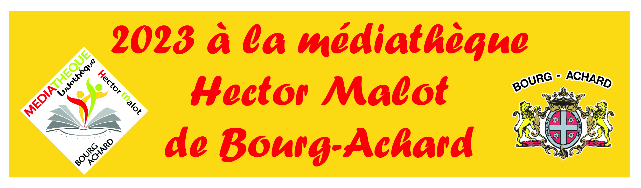 2023 à la médiathèque Hector Malot de Bourg-Achard